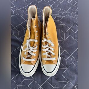 Converse | Shoes | Converse Chuck 7 High Top Shoes Mustard Size Mens 65 ...